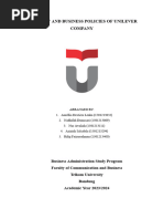 Unilever Mission Statement | PDF | Sustainability | Unilever