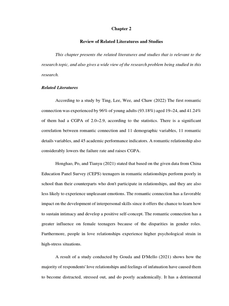 Chapter 2 - RRL | PDF