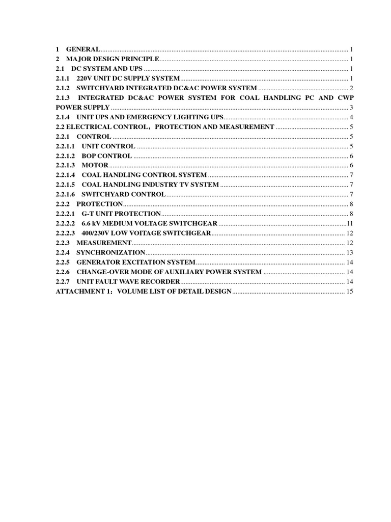 D0101-08 (A) Description of Electrical Secondary Part | PDF ...