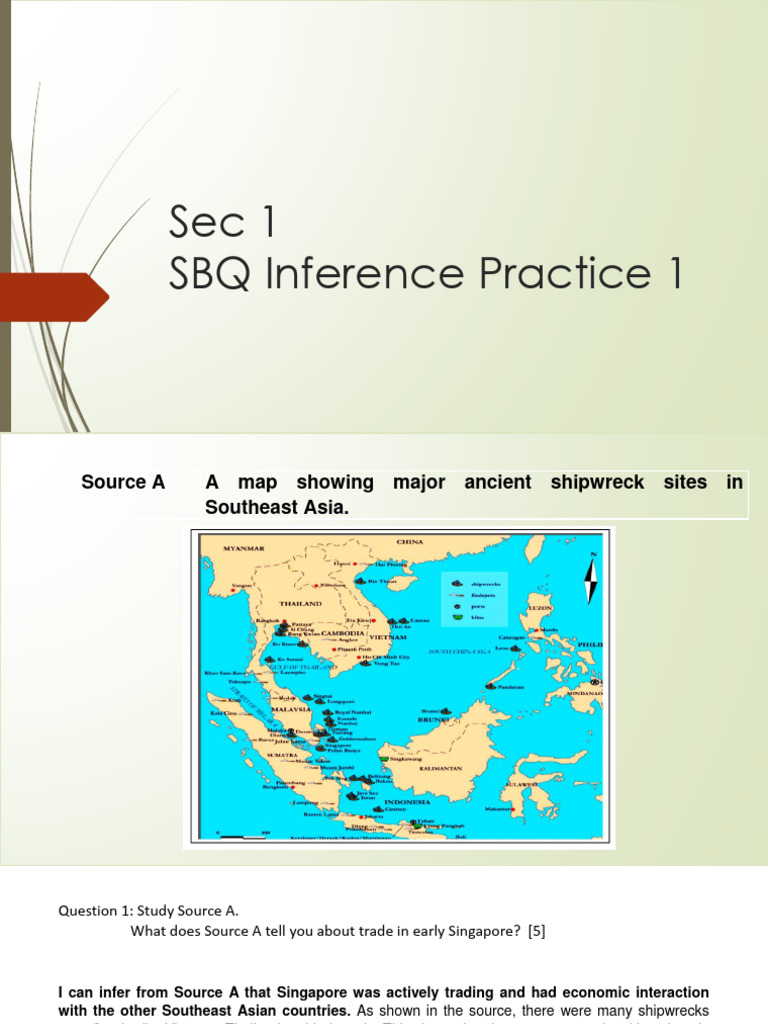 Sec 1 SBQ Inference Practice 1 (With Answers) | PDF | Travel | History