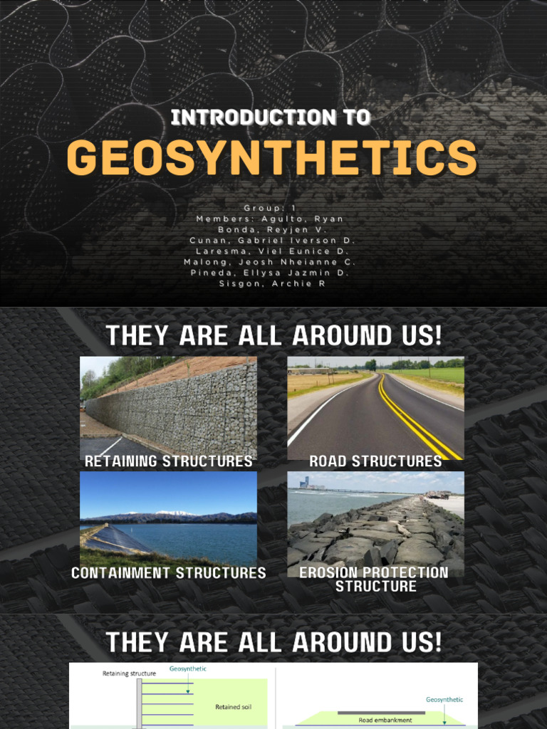 Introduction To Geosynthetics | PDF