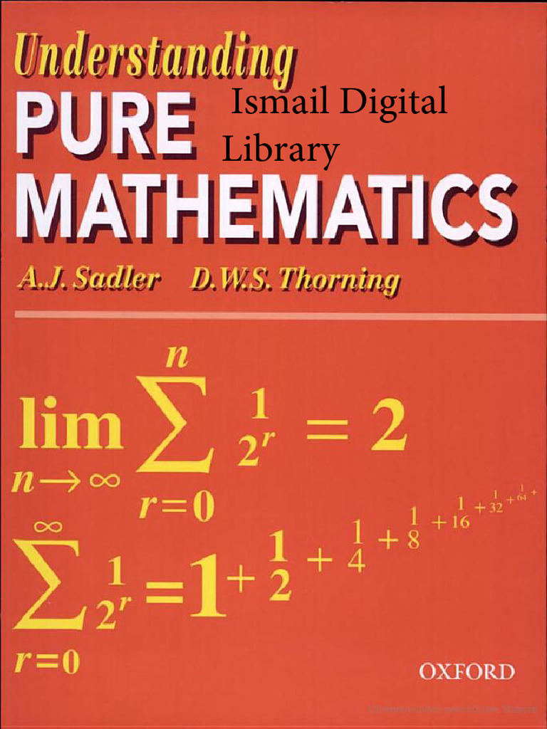 Understanding Pure Mathematics Resources | PDF