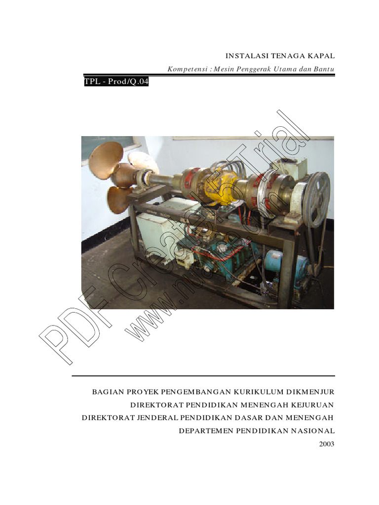 Modul Instalasi Tenaga Kapal | PDF | Teknologi & Rekayasa