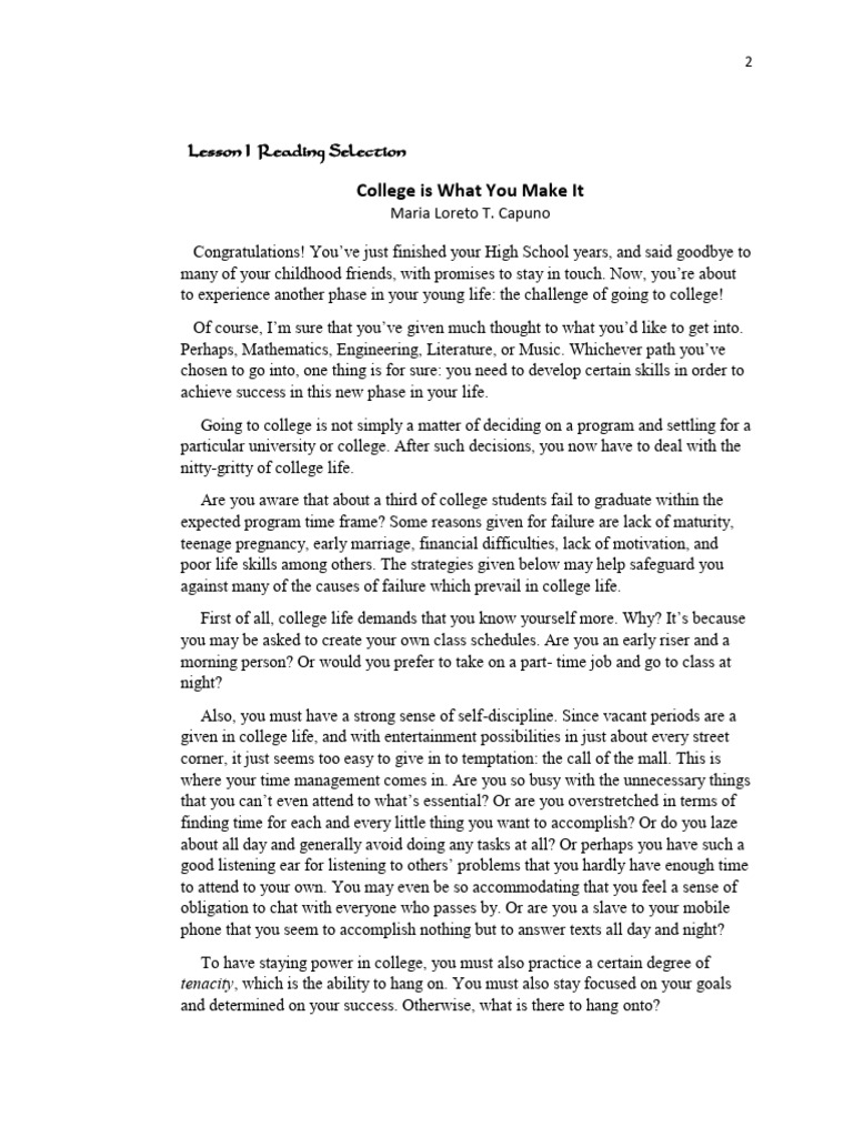 Reading Activity 1 | PDF | Reading Comprehension | Behavioural Sciences