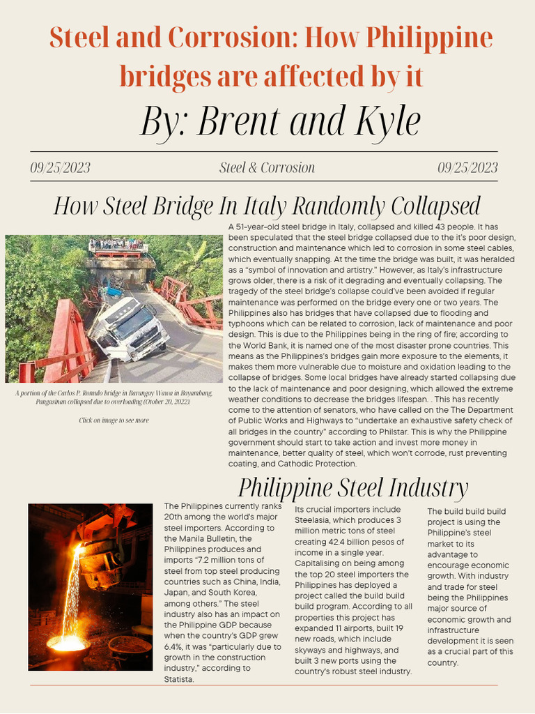 Steel Research Asignment - Brent & Kyle | PDF | Corrosion | Blast Furnace
