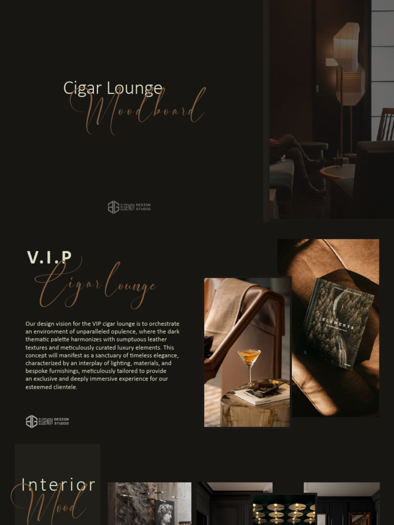 Opulent VIP Cigar Lounge Design | PDF