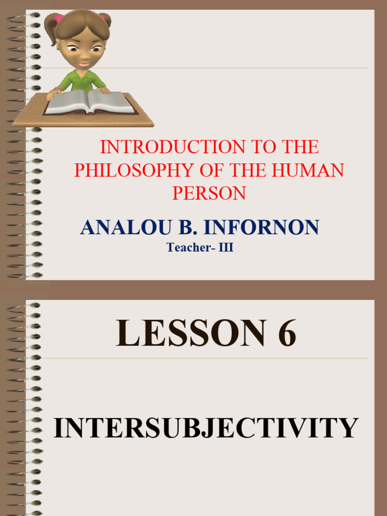 Lesson 4 The Human Person in Environment | PDF | Cognitive Science ...