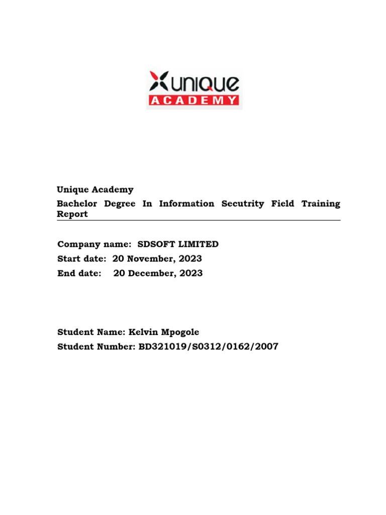 Report 2023, Dec Field | PDF | Databases | Computer Network