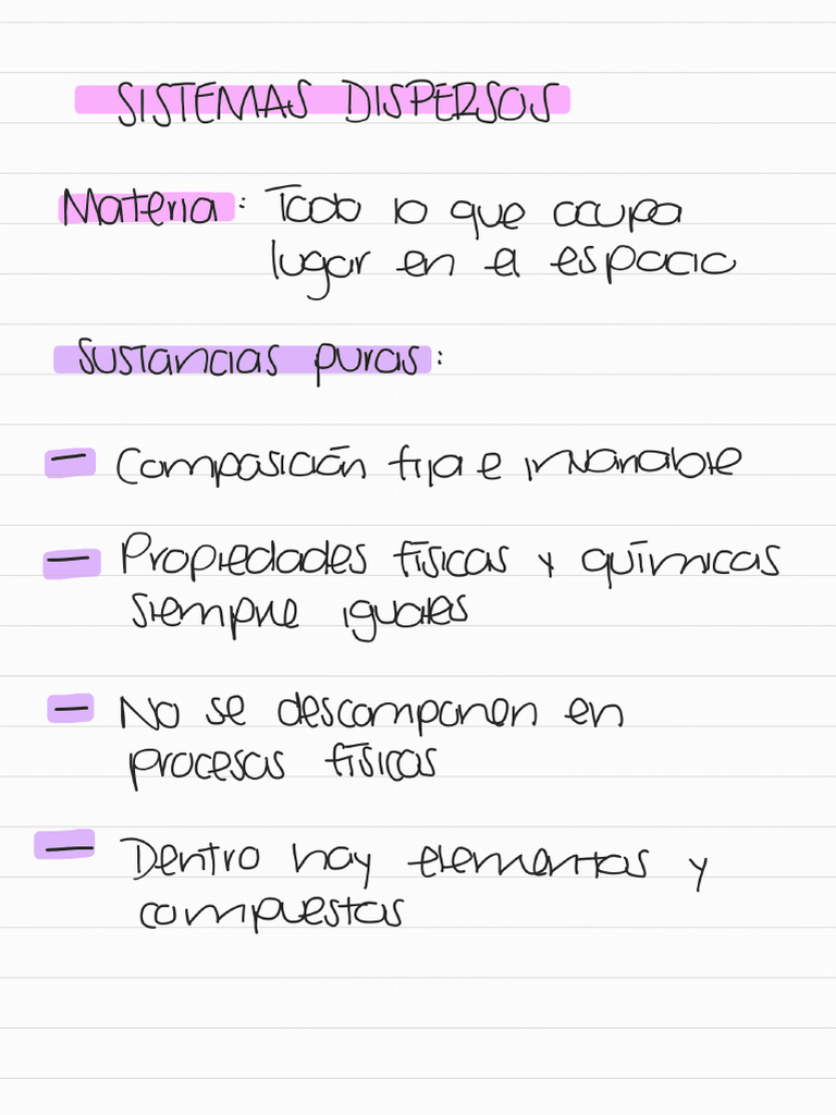 Notas de Química (Décimo Grado) | PDF