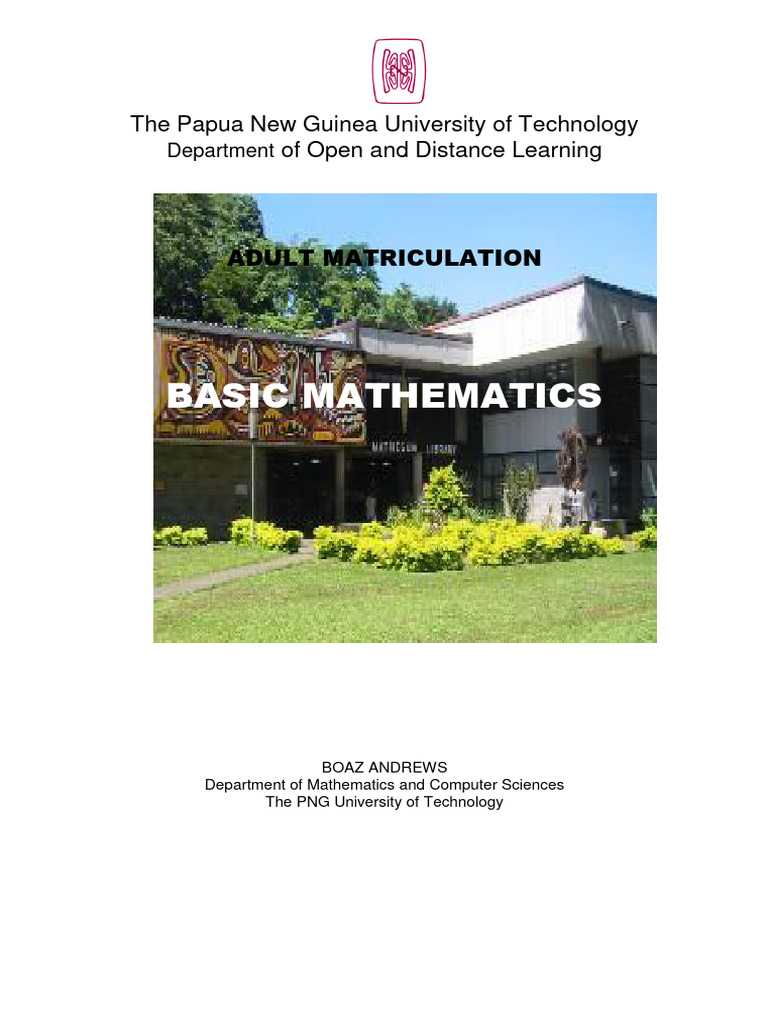Basic_Maths_Module_2019 | PDF
