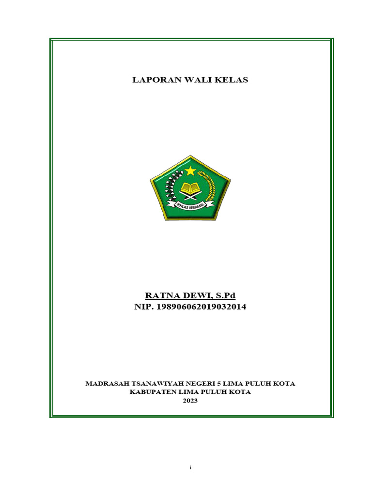Lap Walas Sem Ganjil 2023-Ratna Dewi | PDF