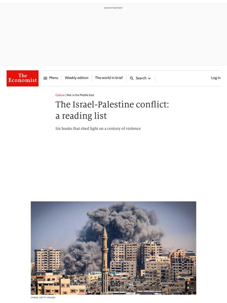 The Israel-Palestine Conflict - A Reading List | PDF