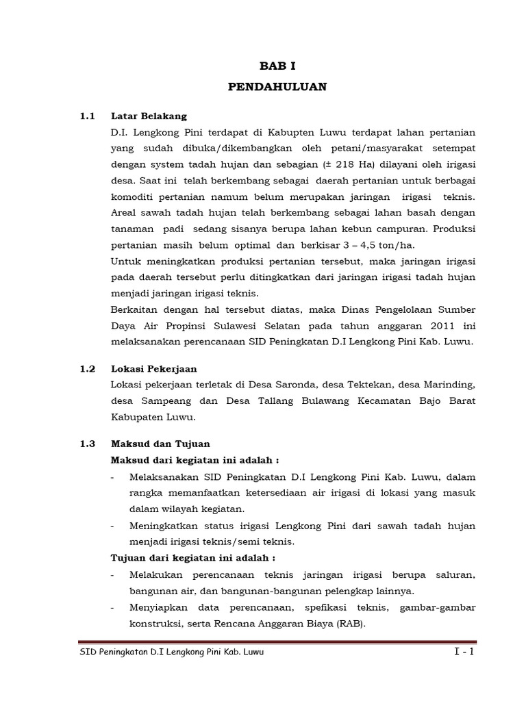 Bab 1 Lengkong Pini | PDF