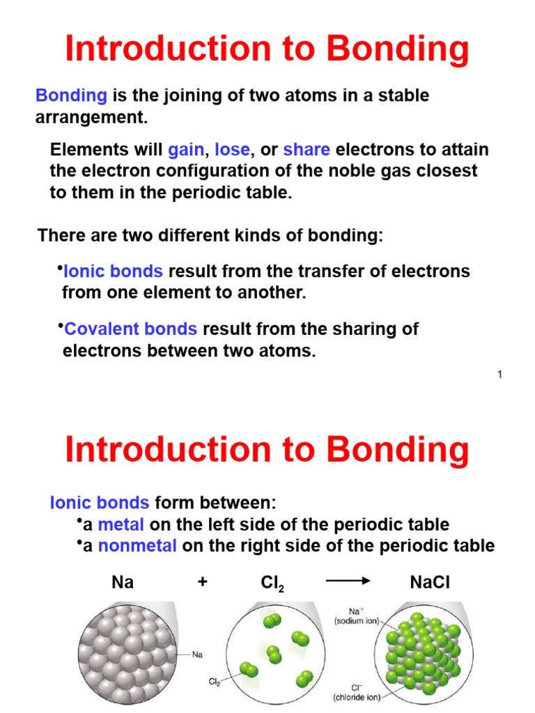 Ionic Compounds | PDF | Ion | Chemical Bond