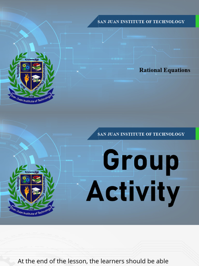 GEN MATH Week 4 | PDF | Equations | Rational Number