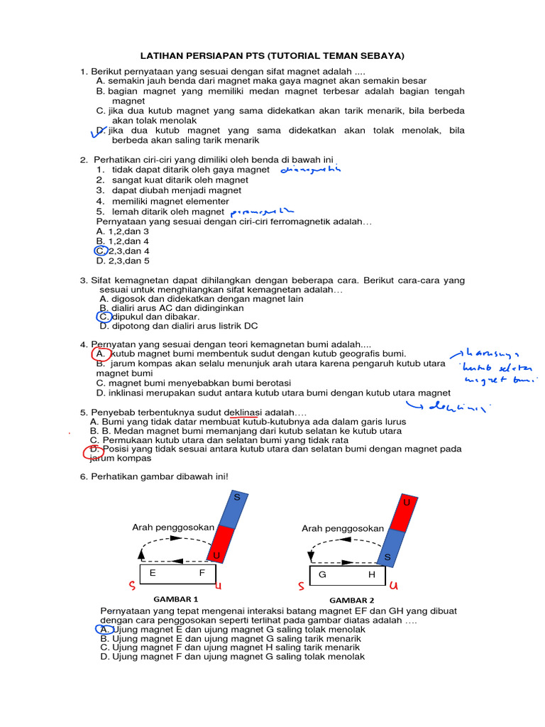 Soal Latihan PTS Genap (1) SMPK 5 Penabur 5 Cipinang Kelas 9 - Kunci | PDF | Metode & Bahan Ajar ...