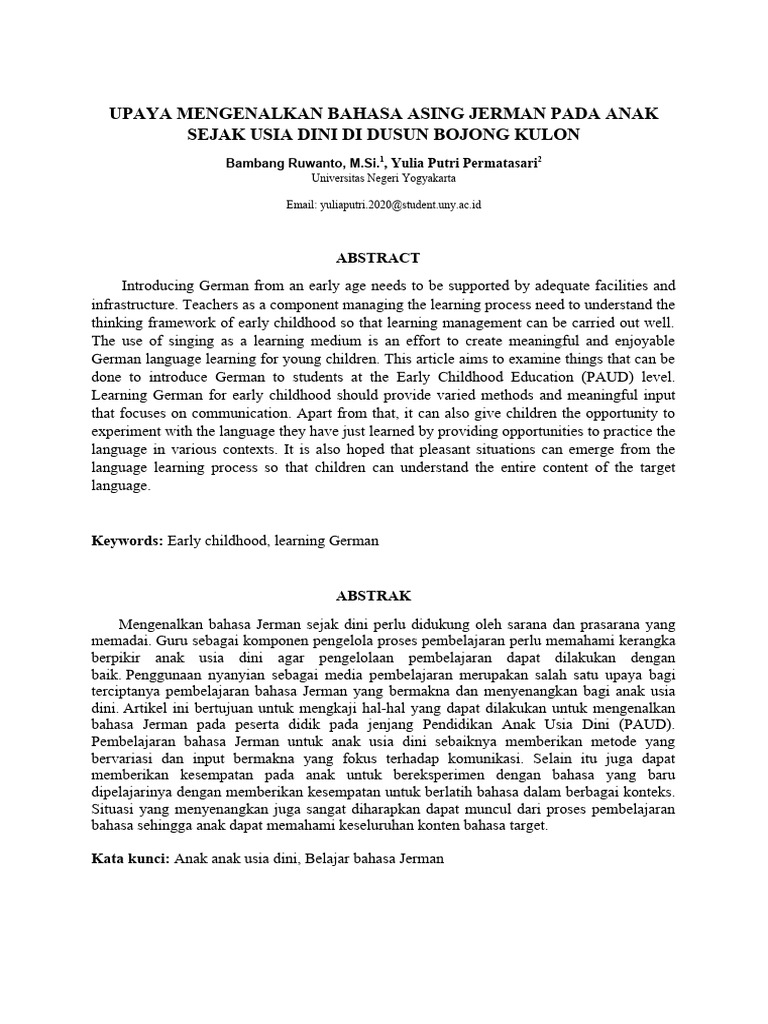 Template Artikel PPM | PDF