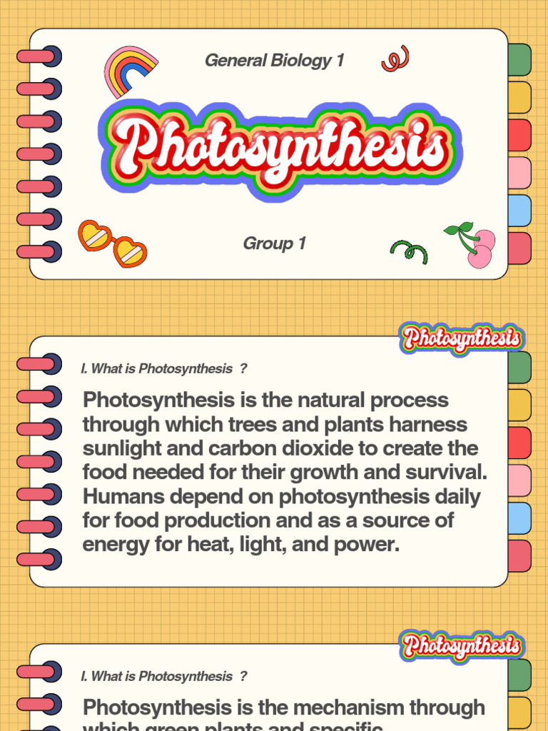 Group 1 Gen Bio | PDF | Photosynthesis | Plants