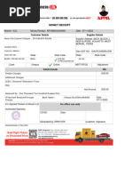 Sample Packers Movers Bill Format | PDF