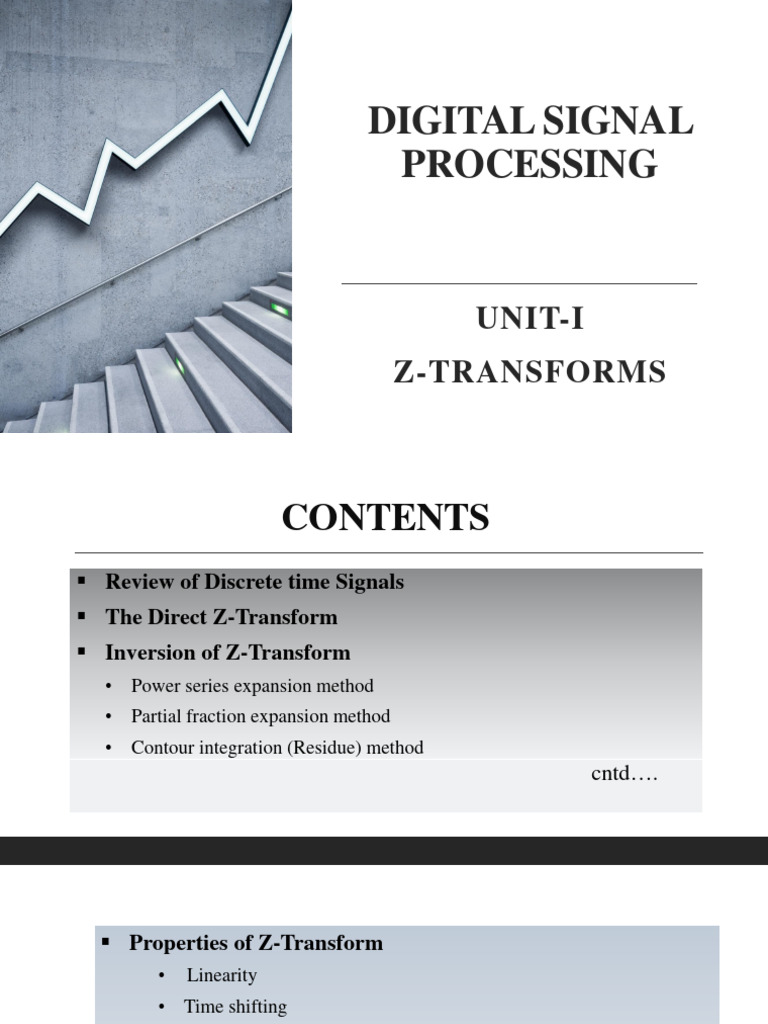 DSP Unit 1 | Download Free PDF | Mathematical Analysis | Mathematics DSP Unit 1 | Download Free PDF | Mathematical Analysis | Mathematics