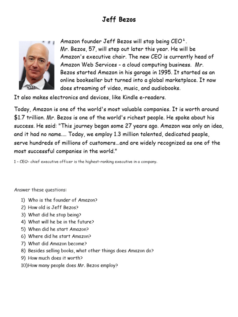 Jeff Bezos | PDF