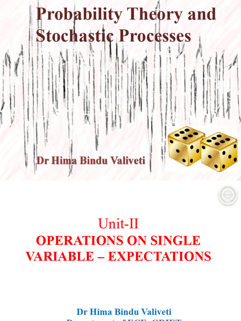 Operation On Single Random Variable | PDF | Skewness | Expected Value