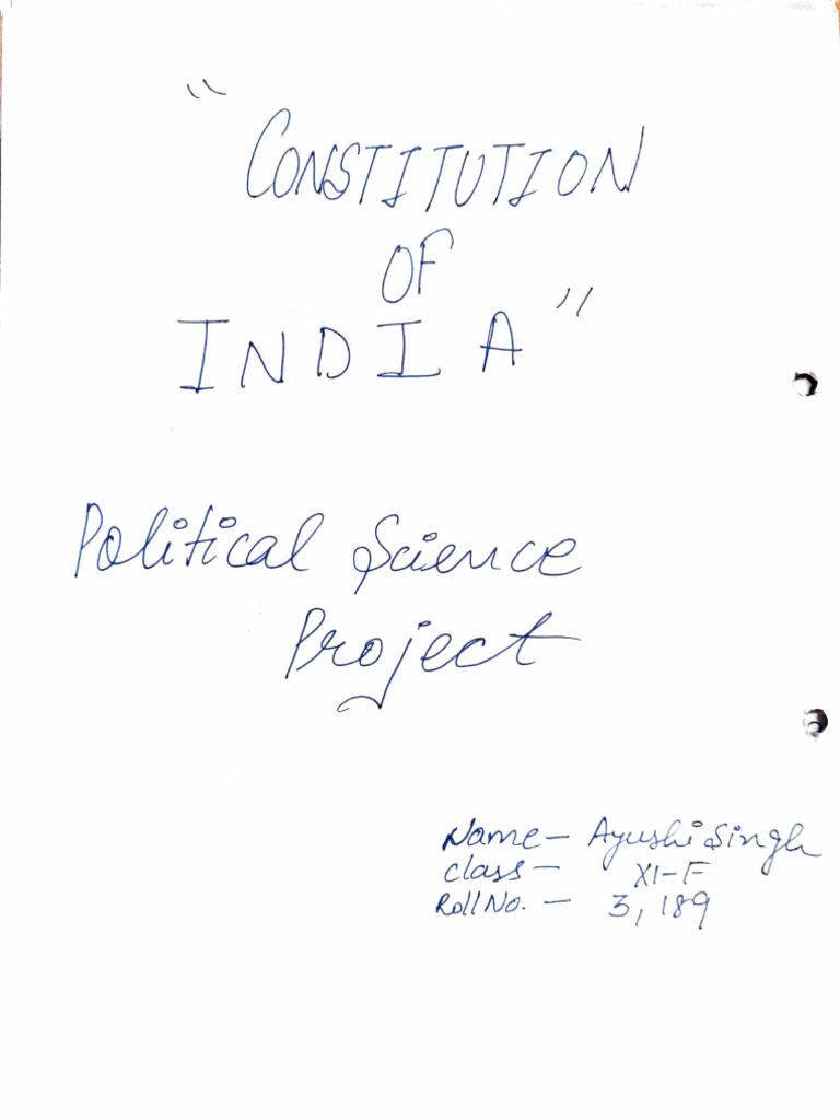 Pol - Sci Project | PDF