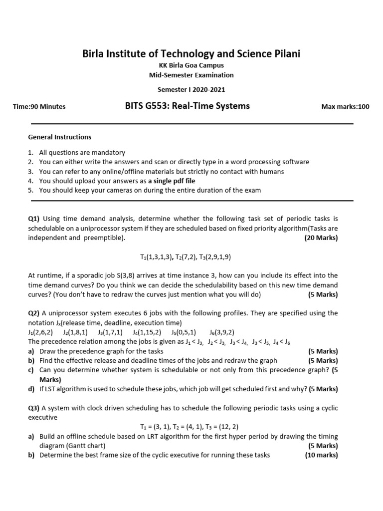 Midsem Question Paper | Download Free PDF | Computing | Computer Science