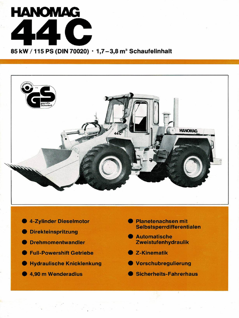 Hanomag 44 C | PDF