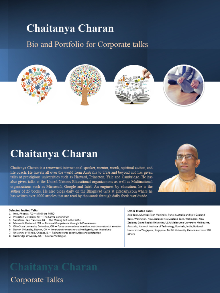 Corporate Sessions by HG Caitanya Charan Prabhuji | PDF | Self-Improvement