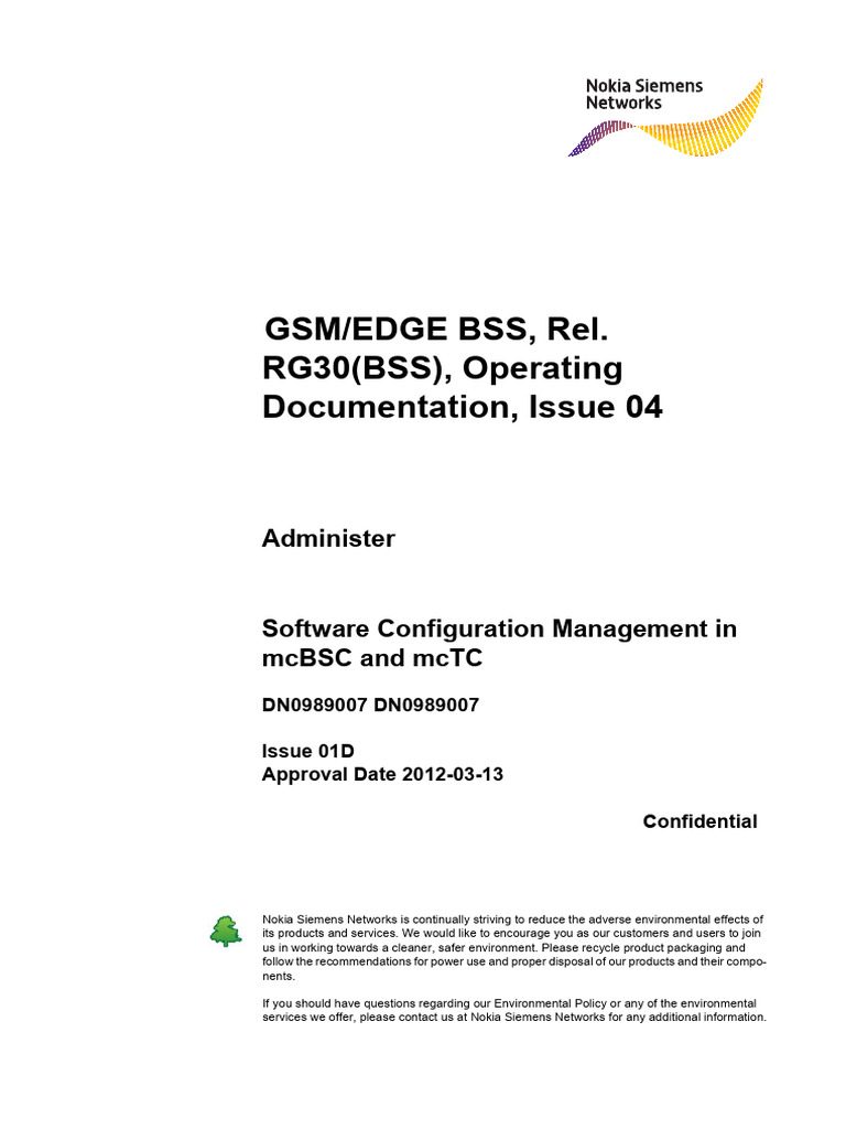 Software Configuration Management In Mcbsc Pdf Web Application