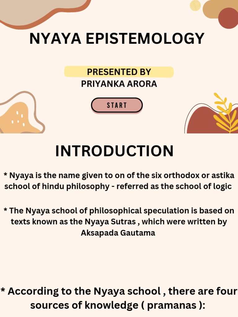 Nyaya Epitemology | PDF Nyaya Epitemology | PDF