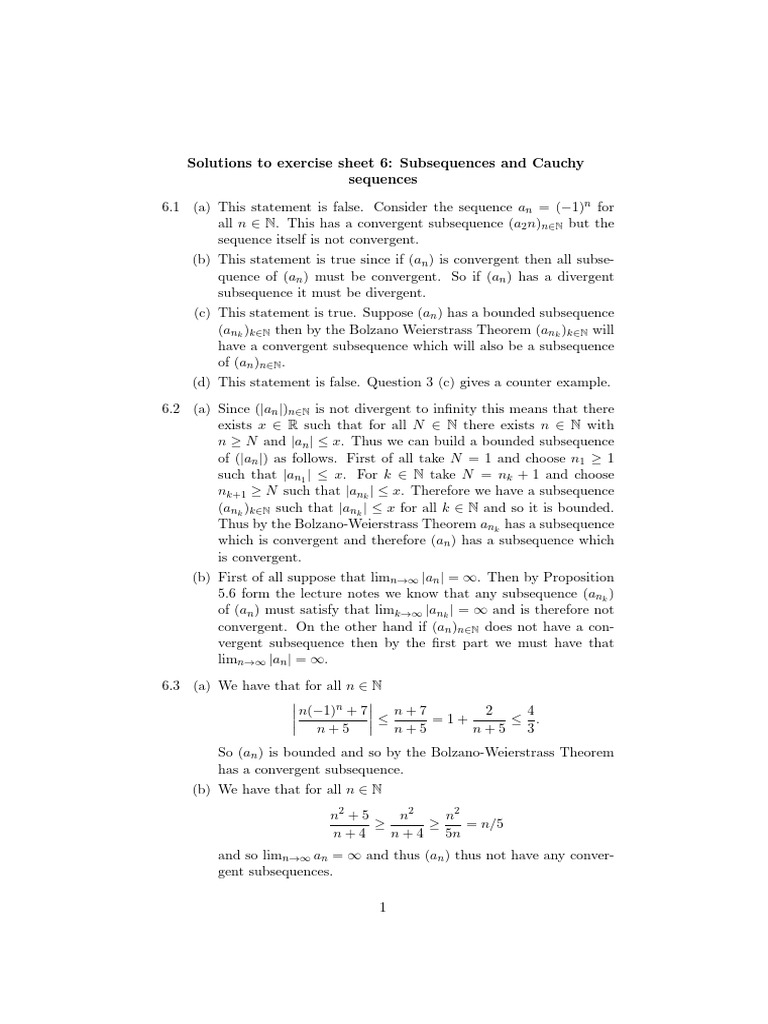 Analysissol 6 | PDF | Mathematical Objects | Mathematical Analysis