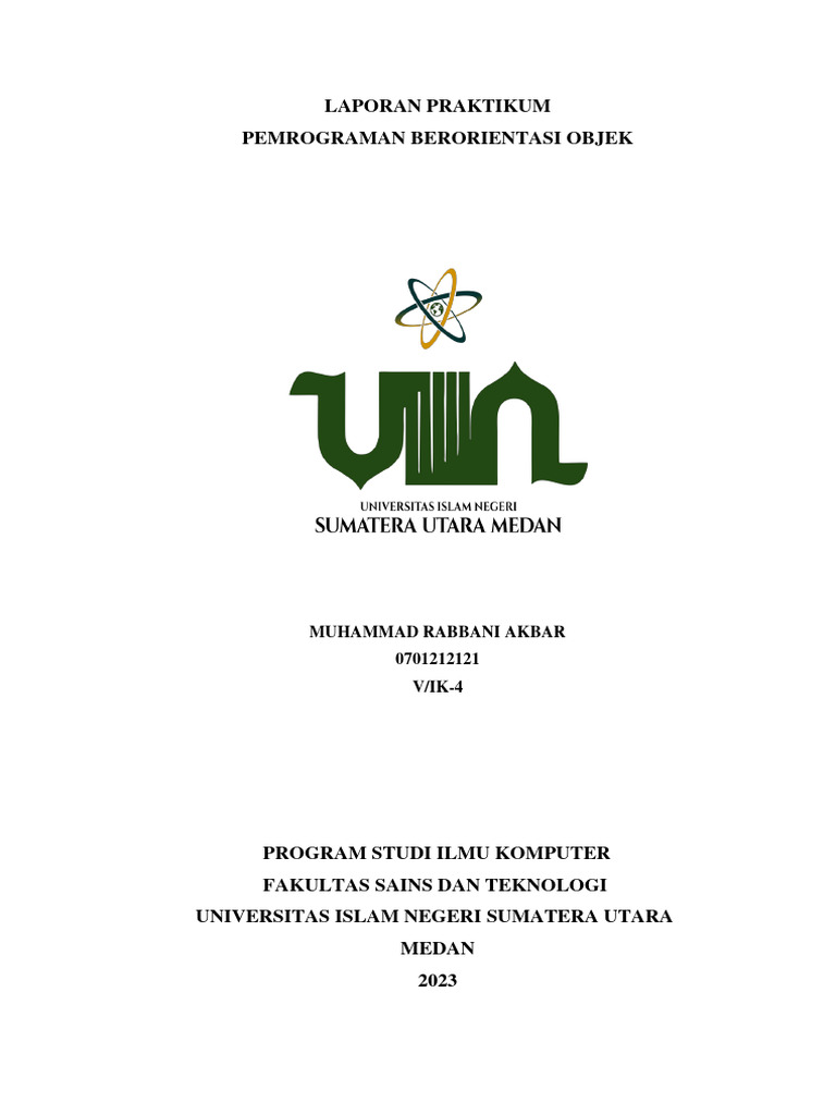 Laprak PBO M Rabbani Akbar | PDF