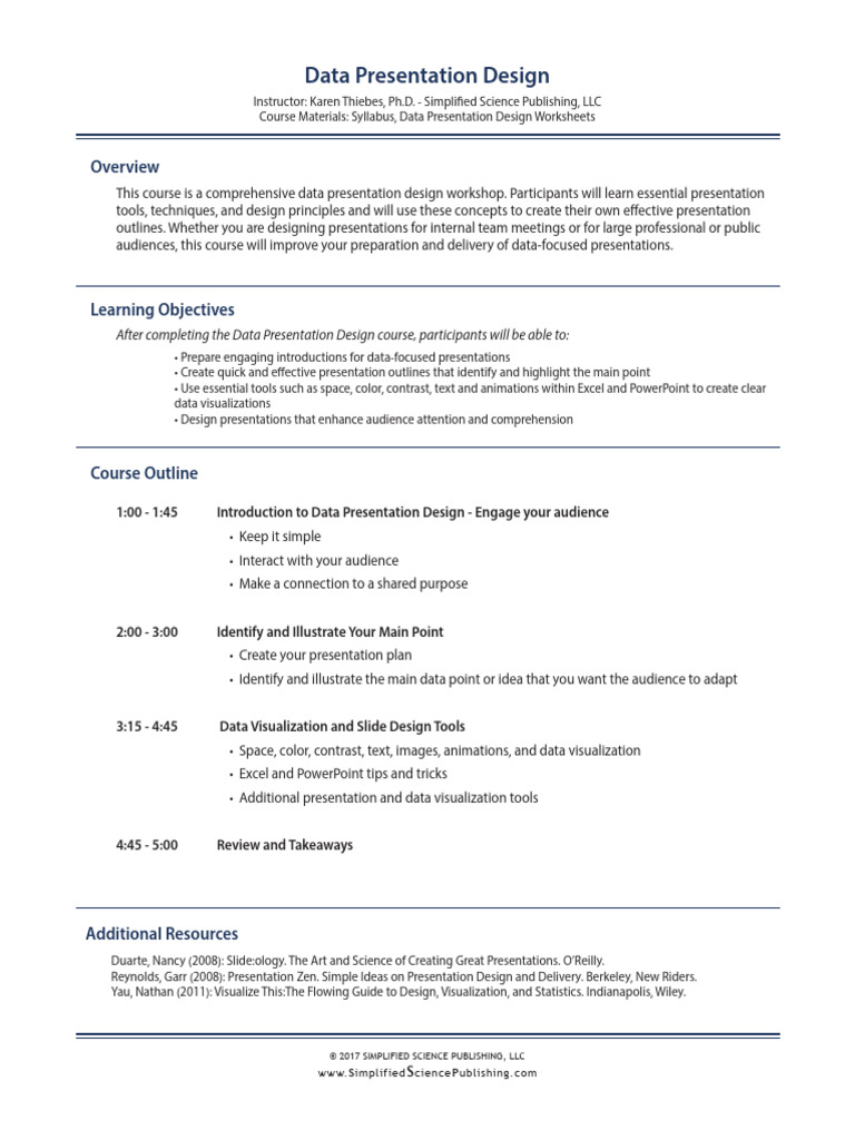 Data Presentation Design Syllabus | PDF | Microsoft Power Point ... Data Presentation Design Syllabus | PDF | Microsoft Power Point ...