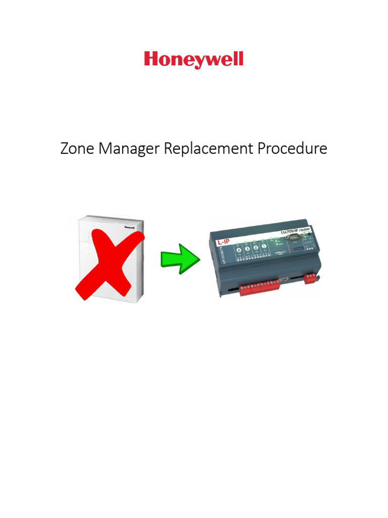 Zone Manager Replacement Procedure | PDF | Router (Computing) | Ip Address