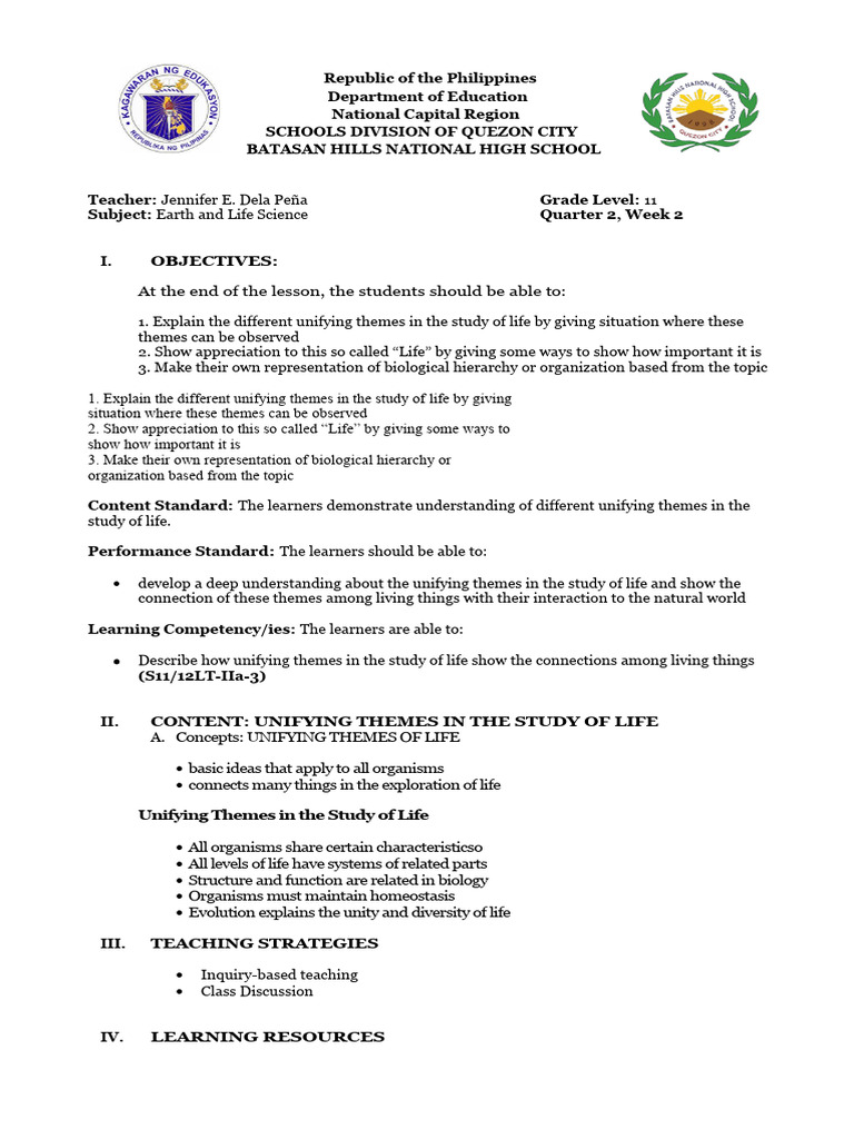 DLP-SDO Caloocan City-SHS | PDF