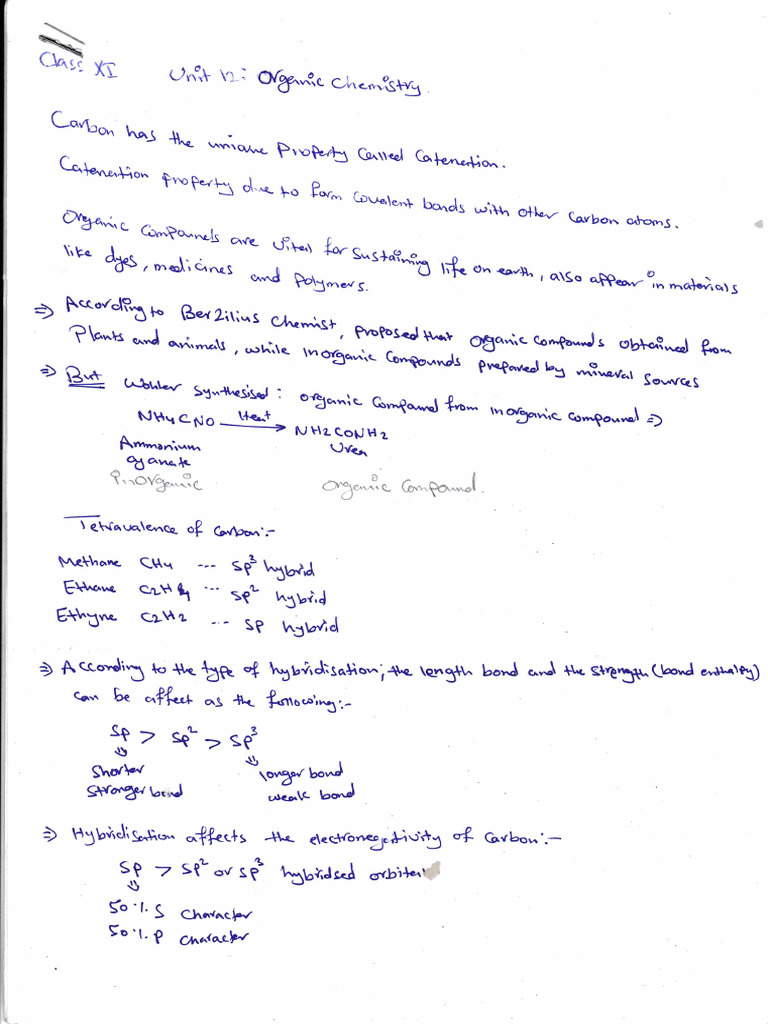 Organic Chemistry-1 | PDF | Teaching Methods & Materials