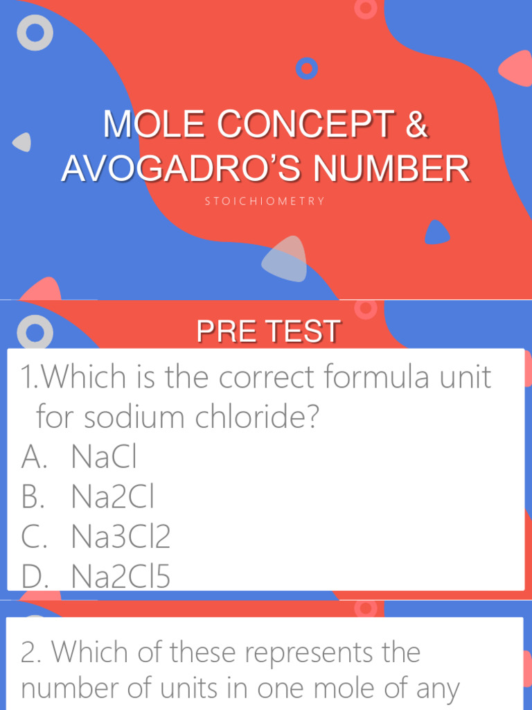 Mole Concept GR9 | PDF | Science & Mathematics | Technology & Engineering