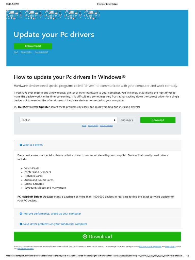 Driver Updater | PDF | Device Driver | Personal Computers