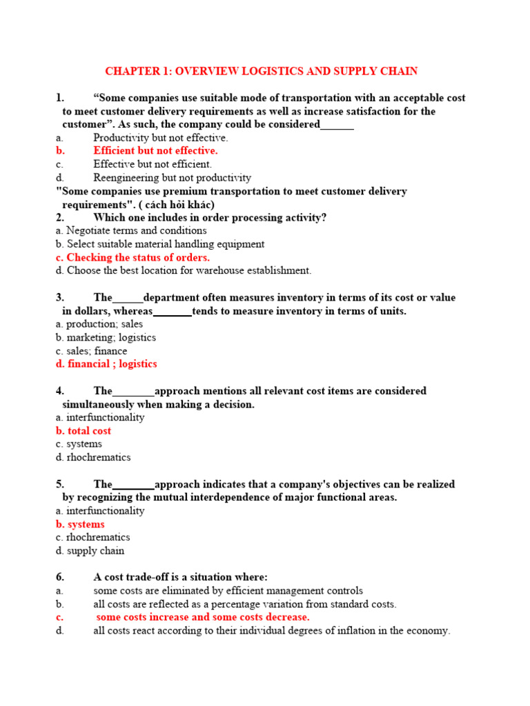 LOGISTICS-1 | PDF | Warehouse | Logistics