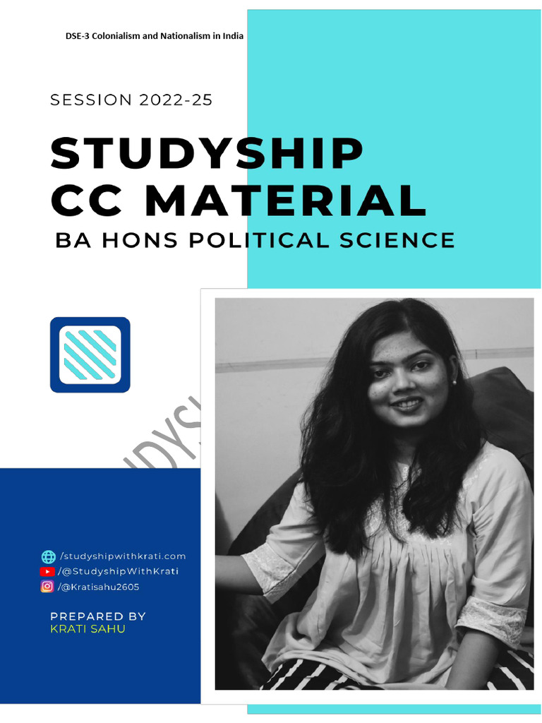 SWK Dse 3 Unit-1 Colonialism & Nationalism | PDF