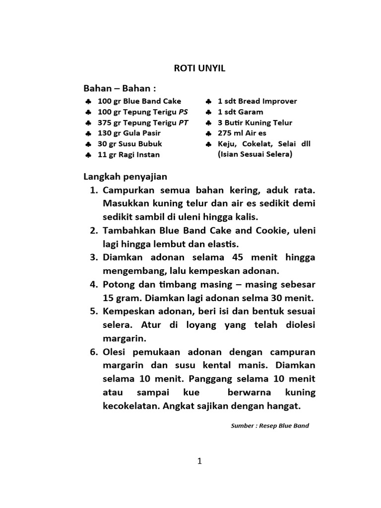 Resep Kue | PDF