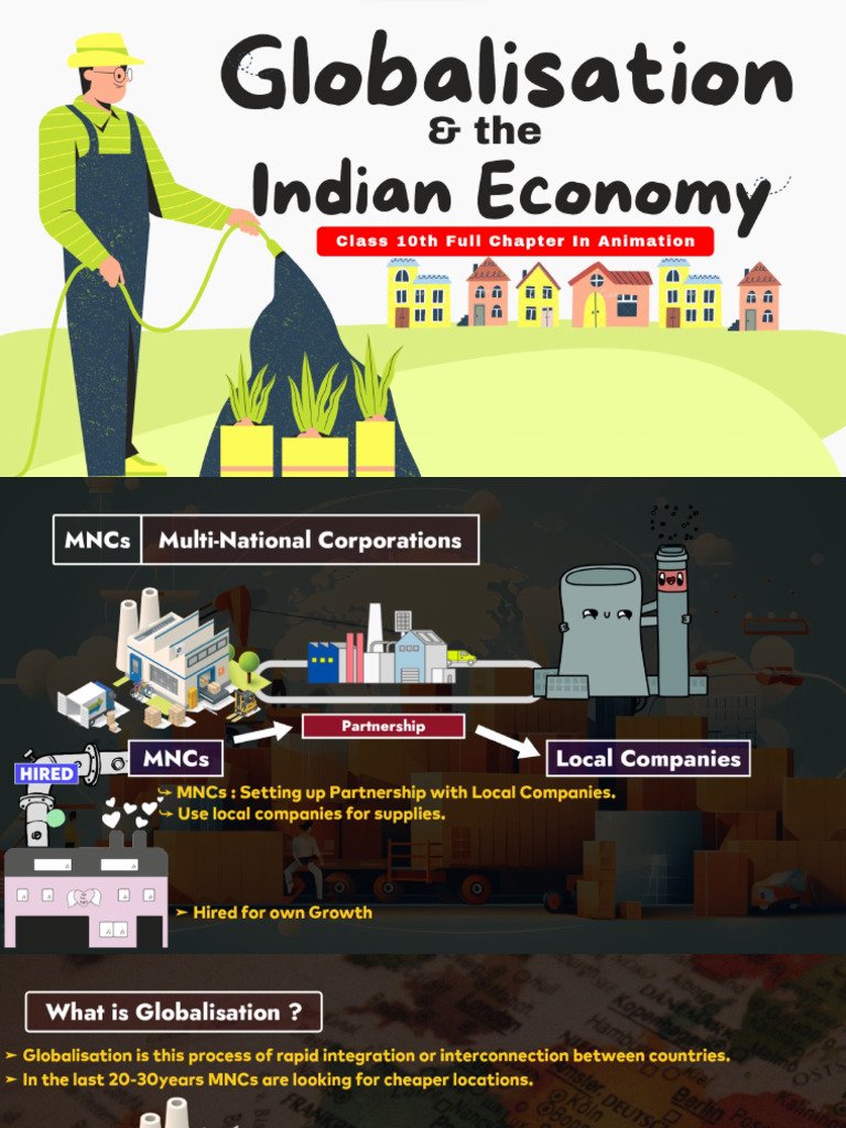 Globalisation and The Indian Economy | PDF
