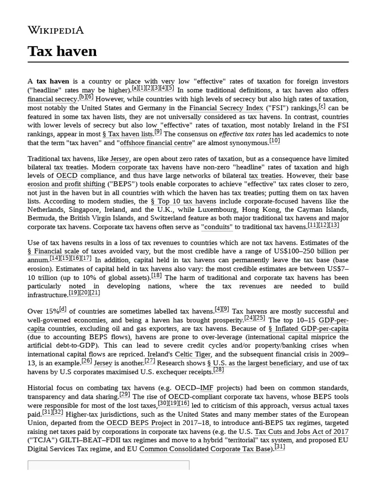 Tax Haven | PDF | Tax Haven | Payments