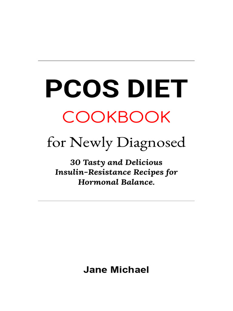 PCOS Diet Cookbook For Newly Diagnosed Individuals | PDF | Polycystic ...