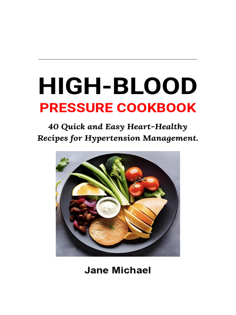 High Blood Pressure Cookbook | PDF | Lunch | Healthy Diet