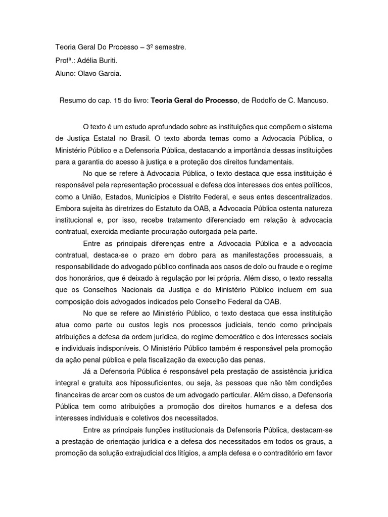 Resumo Ap2 TGP | PDF