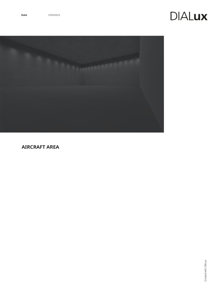 AIRCRAFT AREA - Report | PDF | Lighting | Architectural Elements