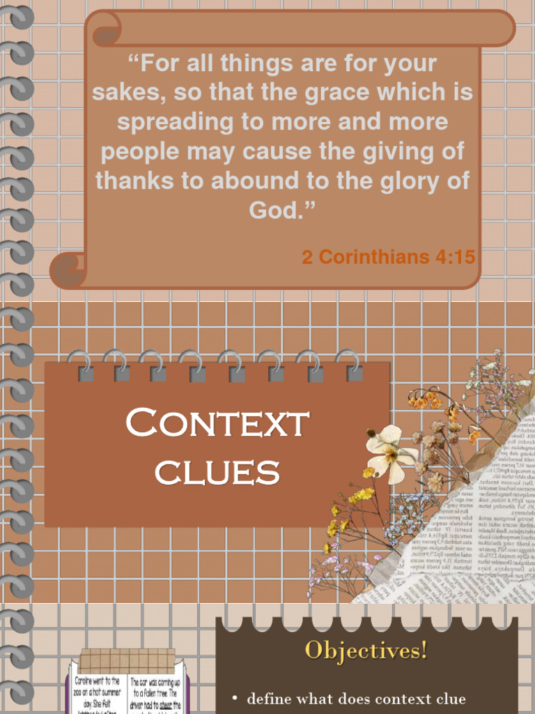 Context Clues | PDF | Linguistics | Cognitive Science